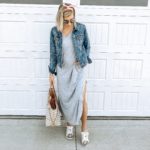 Wardrobe Basics: Maxi dress styled for spring - The Haute Homemaker