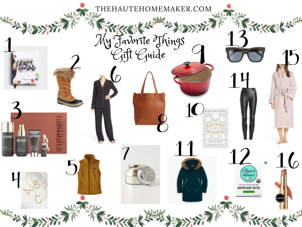 My Favorite Things Gift Guide - The Haute Homemaker