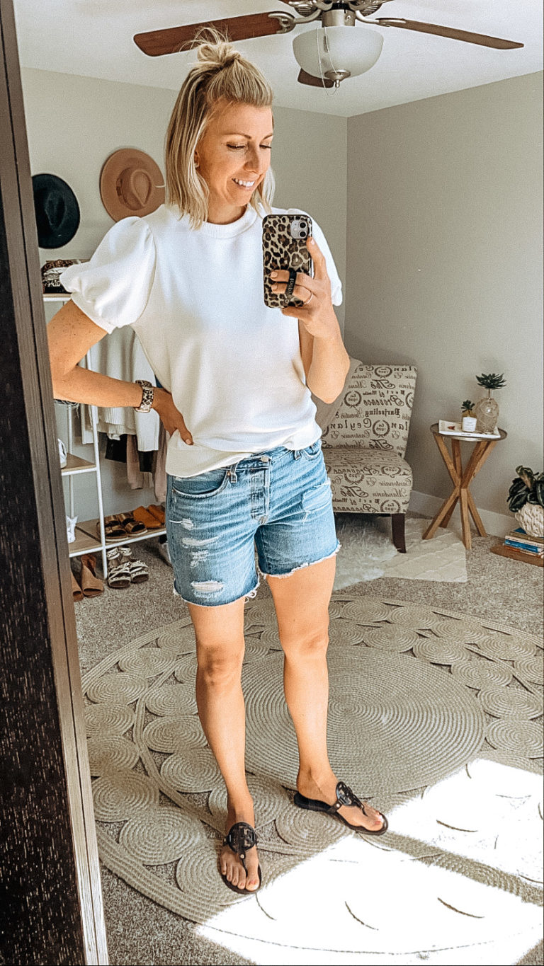 My Favorite Denim Shorts Guide - The Haute Homemaker