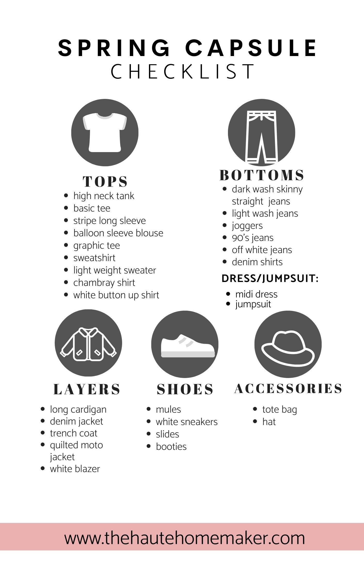 My Spring Capsule Wardrobe 2021 - The Haute Homemaker