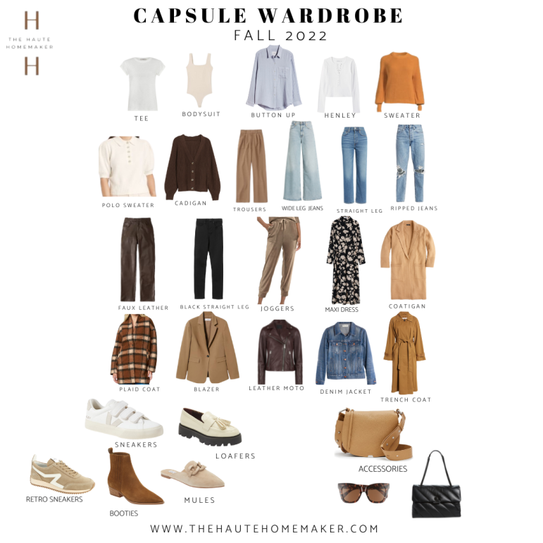 How To Create A Casual Fall Capsule - The Haute Homemaker